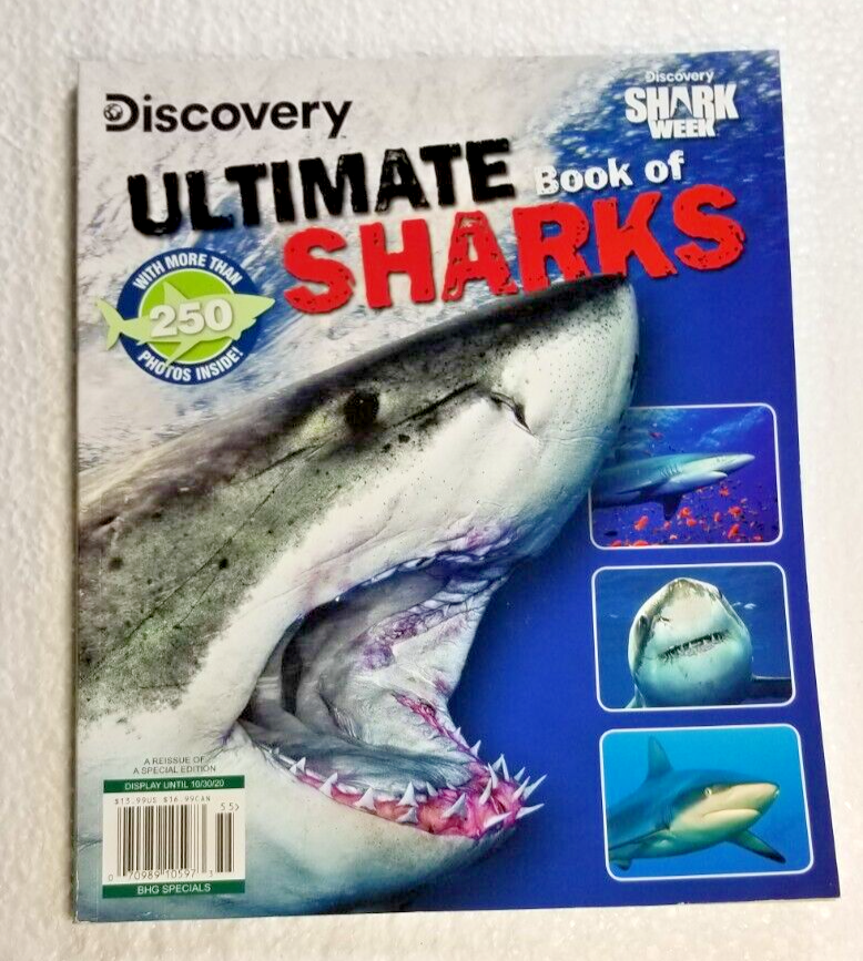 Sharks Discovery Ultimate Book Of Sharks Shark Week 250+ Photos Fun ...