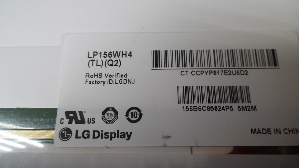 HP Pavilion G6-2129NR 15.6" 40-Pin HD LCD Panel - LP156WH4(TL)(Q2 ...