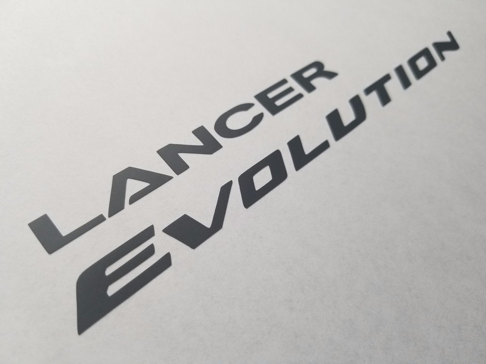 Lancer Evolution decal sticker for evo 8 9 mitsubishi many colors | eBay