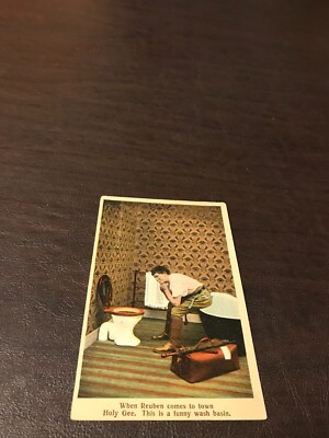 EARLY HUMOR - UNPOSTED POSTCARD - THIS IS A FUNNY WASH BASIN | eBay