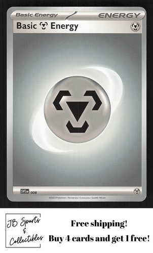 Basic Metal Energy Pokemon SV01: Scarlet & Violet Base Set 008 | eBay