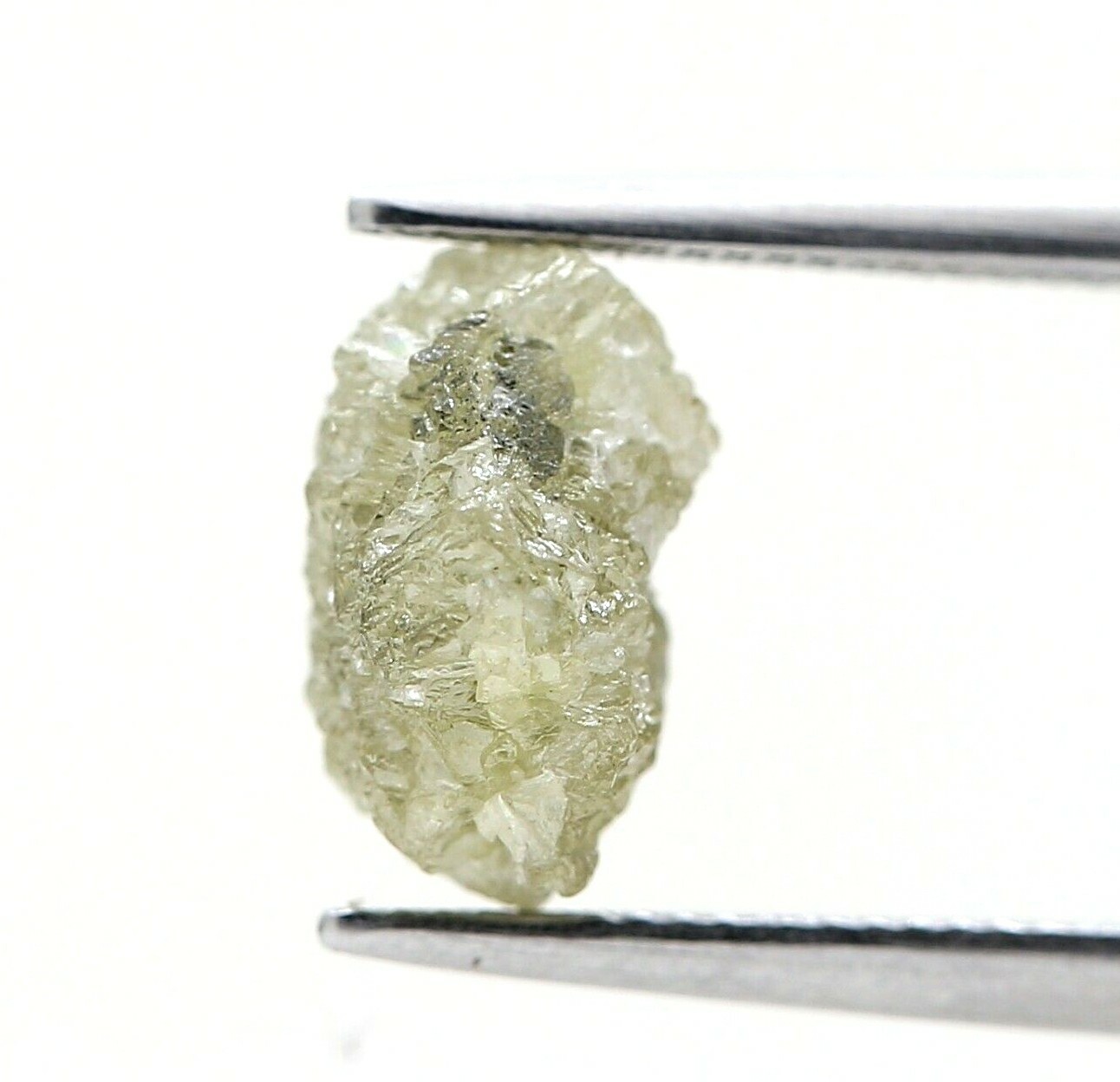 Big uncut rare diamond 2.13ct grayish yellow sparkling natural polygon shape gif | eBay