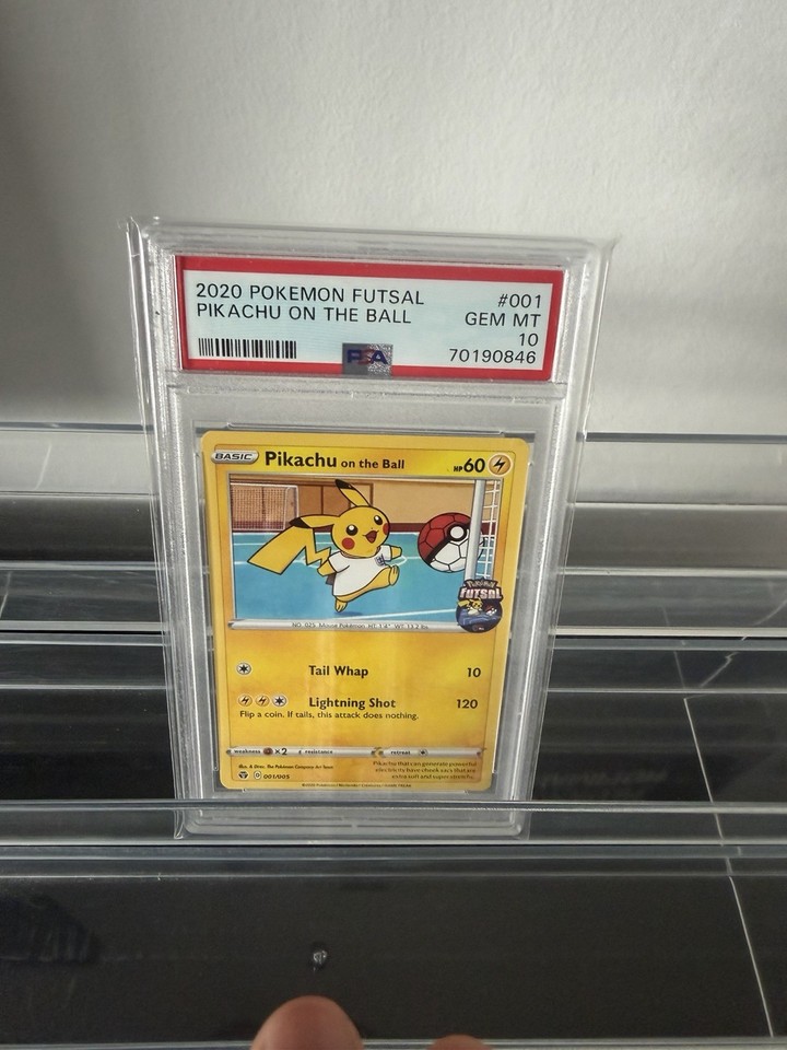 PSA 10 PIKACHU ON THE BALL Full Collection Futsal 2020 GEM MINT Pokemon ...