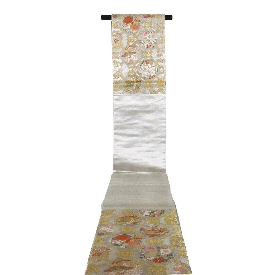 Obi Specialitem / Formal Wear Fukuro Obi Pure Silk Shuke Flower Banquet ...