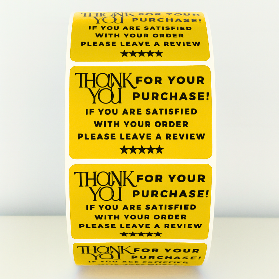 Thank you sticker , please leave a 5 star review STICKERS ENVELOPE ...
