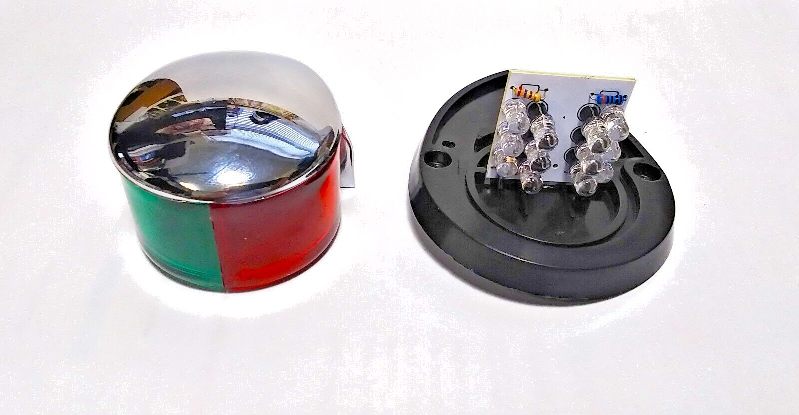 Attwood Style Streamline Chrome Port & Starboard 12 volt LED Running ...