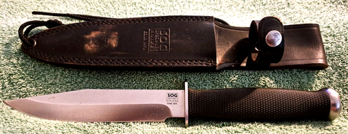 VTG Edmonds Washington Sog Government Agent Knife Leather Sheath Seki ...