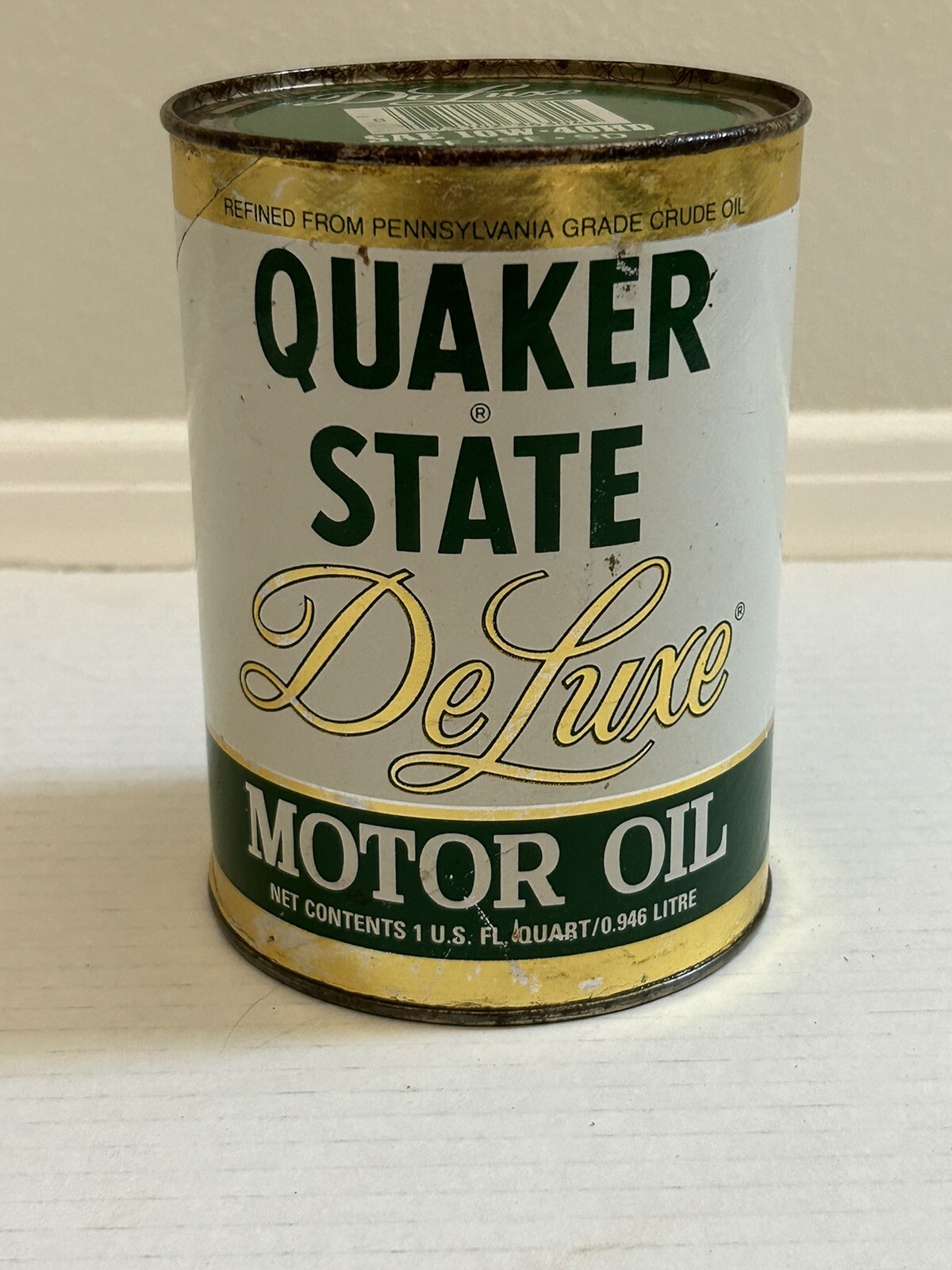 Quaker State Oil Can