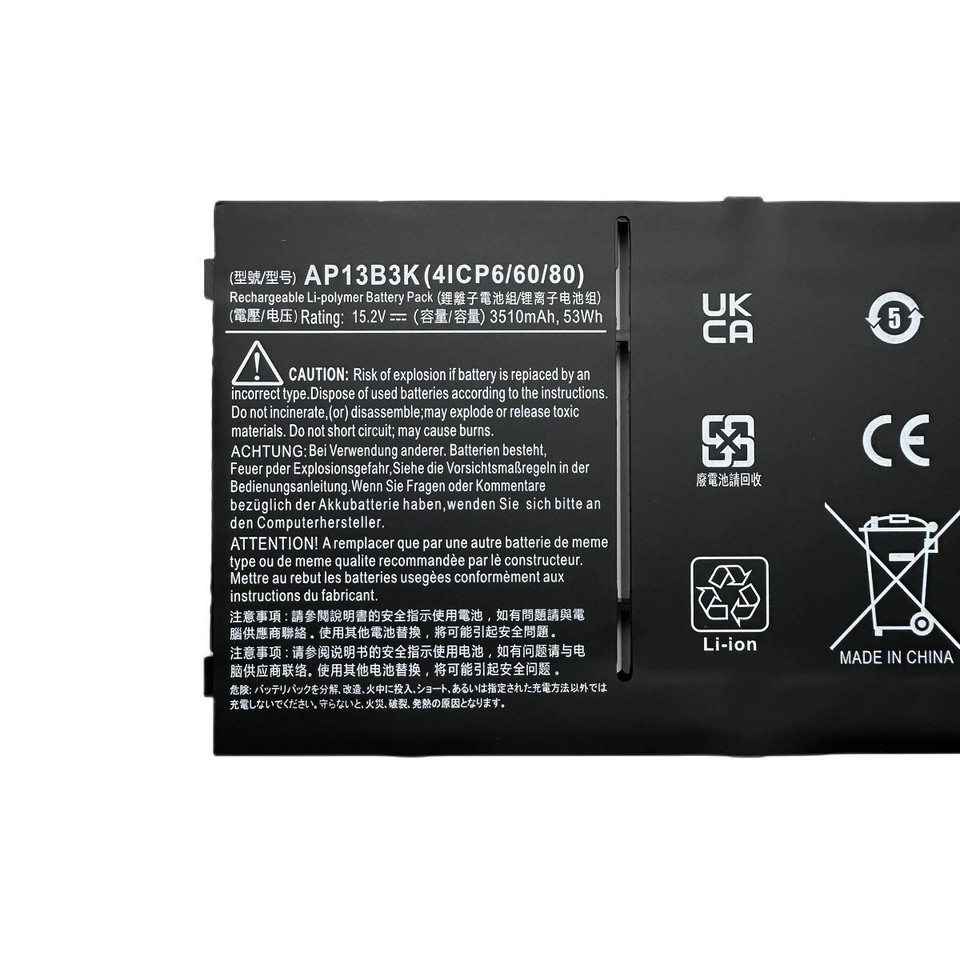AP13B3K AP13B8K Battery For Acer Aspire V5 M5-583P V5-572P V5-572G ...