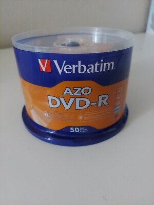 VERBATIM AZO DVD-R 16X 4.7GB 50 pack Spindle | eBay