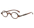 Small Round Oval Vintage Retro Reading Glasses Readers Eyeglasses +1 +2 ...