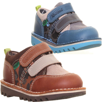 12762 Kickers Kick Racer Kids Suede Leather Shoes | eBay