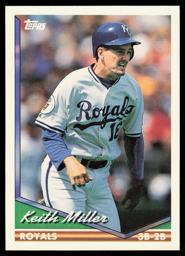 1994 Topps 454 Keith Miller Kansas City Royals | eBay