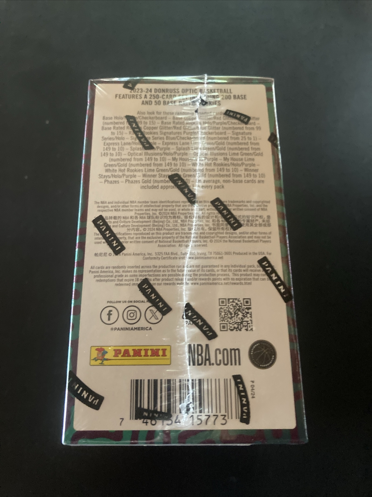 NEW 2023-24 Panini Donruss Optic Basketball Blaster Box Wemby IN HAND 🔥 ...