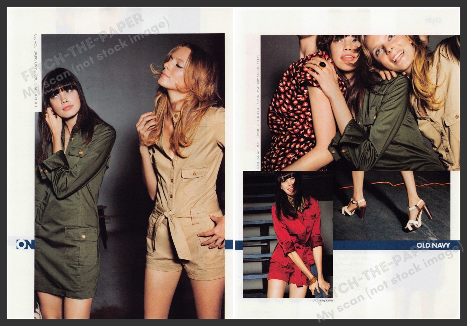 Old Navy 2000s Print Advertisement (2 page centerfold) 2008 Legs ...