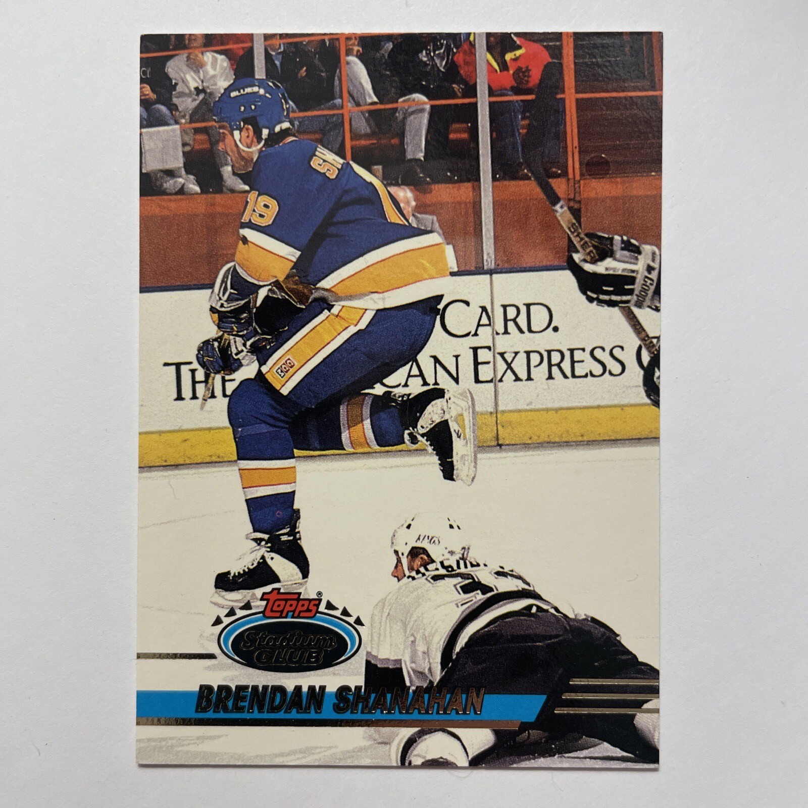 NHL 1993-1994 Topps Stadium Club # 389 BRENDAN SHANAHAN ST-LOUIS BLUES ...