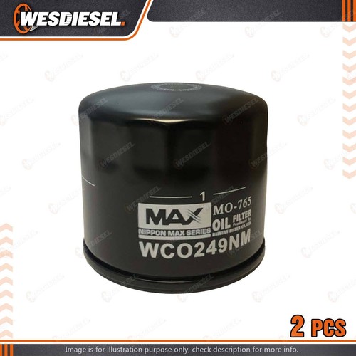 2x Wesfil Oil Filters for Mahindra XUV500 2.2L W6 W8 4Cyl mHAWK 16V ...