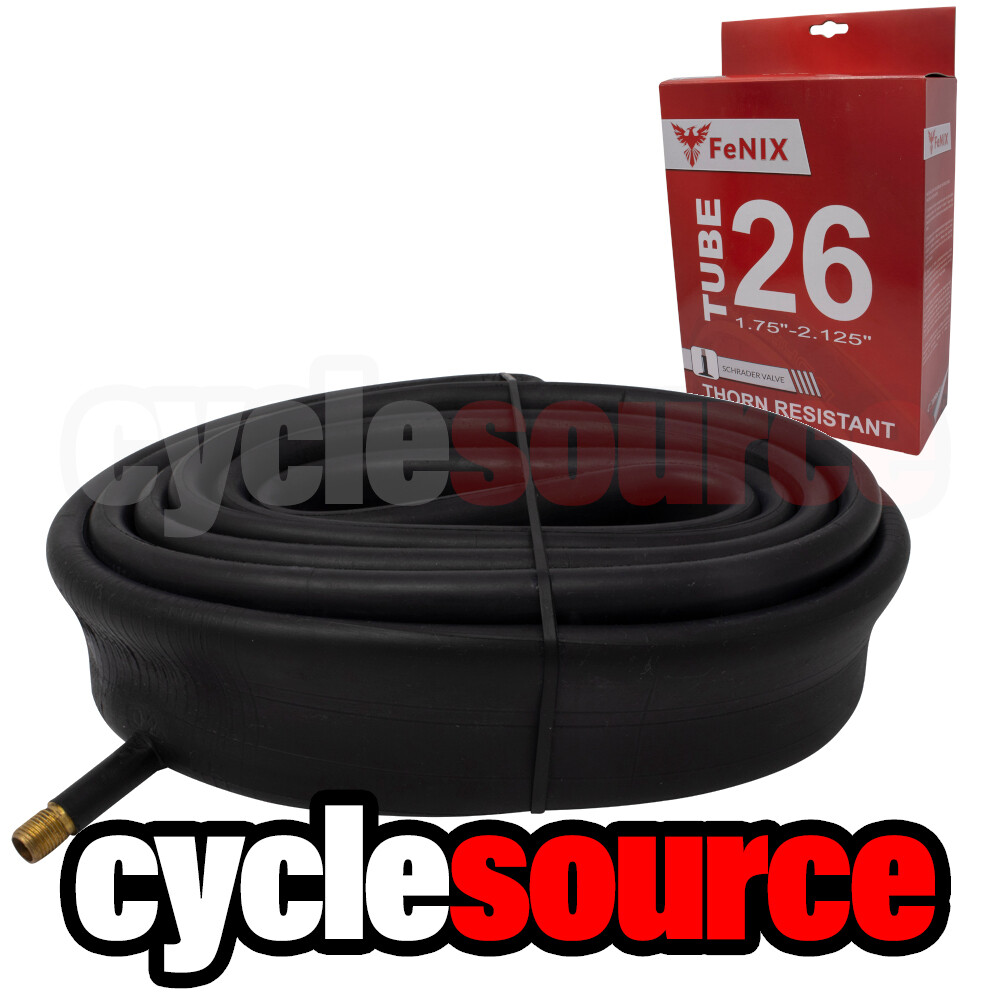 Bike Bicycle Tube 26" x 1.75"/1.95/2.125" Regular 33mm Schrader Thorn ...