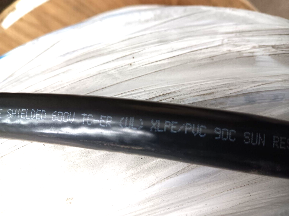 BELDEN 29503 4 Wire Copper Flex Omni Cable VFD 10 AWG SHIELDED, 1000V ...