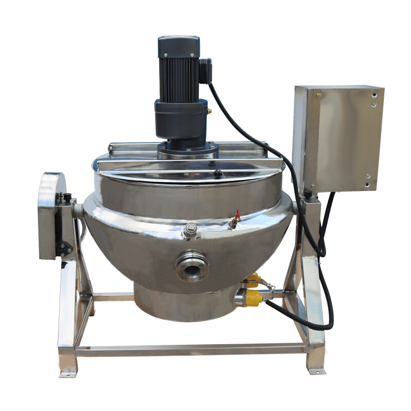 100L / 26.5 Gal Steam Jacketed Kettle with Scraper Incline Boiler ...