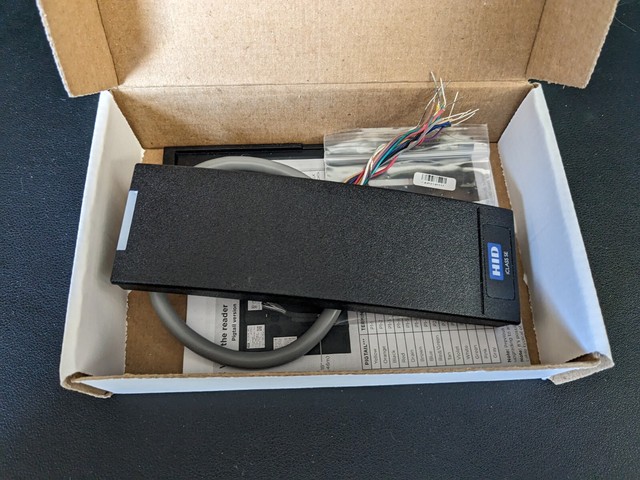 HID iCLASS SE R15 Mullion Reader 910NTPNEK000FA - Black for sale online ...