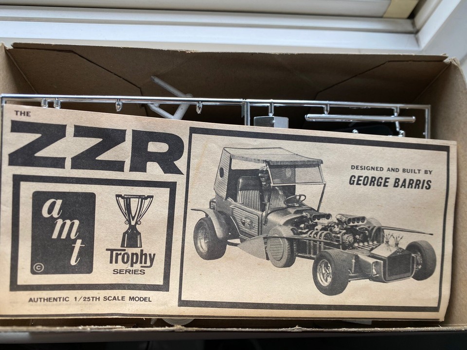 AMT 1:25 Scale ZZR SPY ROD GEORGE BARRIS Customizing Model Kit As Is ...