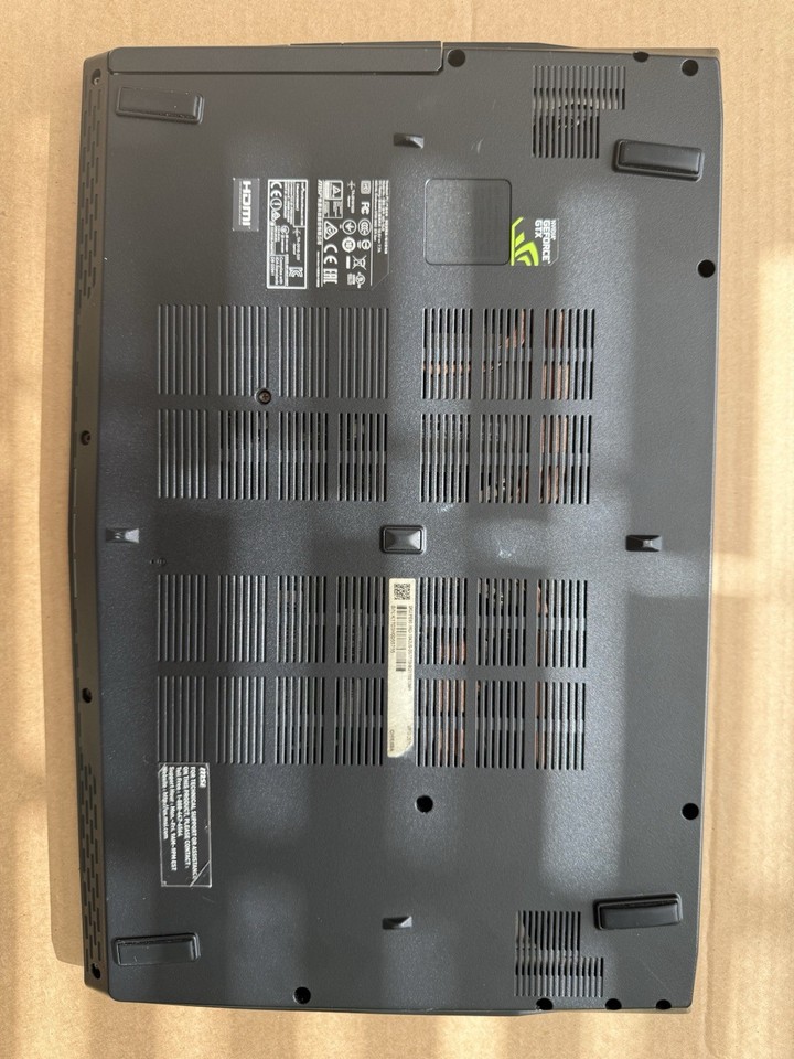 MSI MS-16J9 Gaming Laptop Silver, 15.6”, 1TB SSD, 16GB RAM, No Power ...