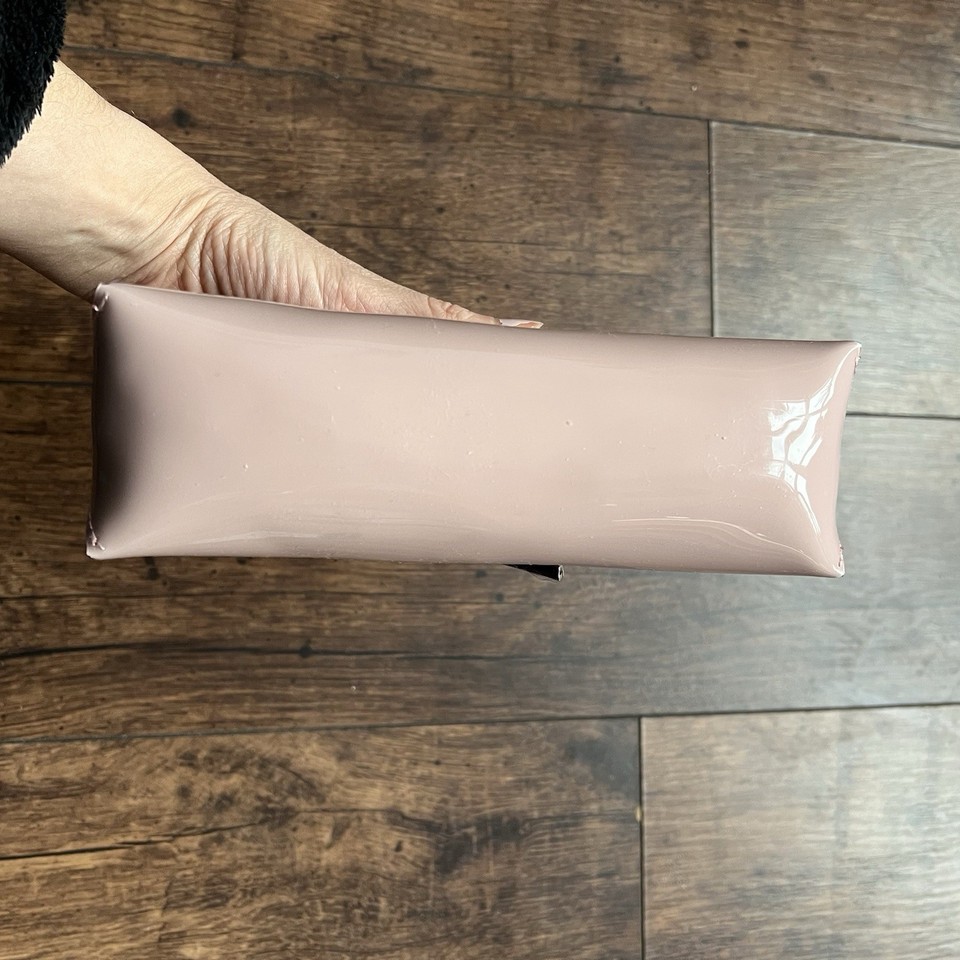 Ted Baker Pale Pink PVC Knot Bow Zip Top Make Up Washbag New | eBay UK