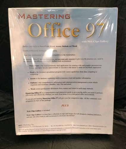 Mastering Office 97 PC Software New Sealed | eBay