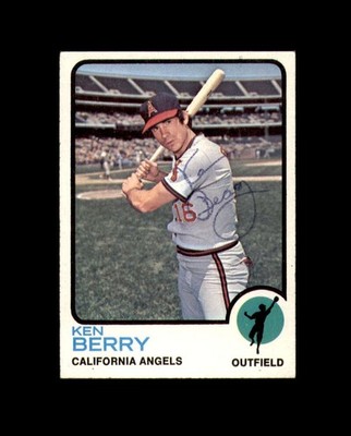 Ken Berry Signed Original 1973 Topps California Angels Autograph | eBay