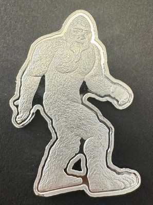 5-gram .999 Fine Silver Sasquatch Bigfoot Bar by Pan Silver | eBay