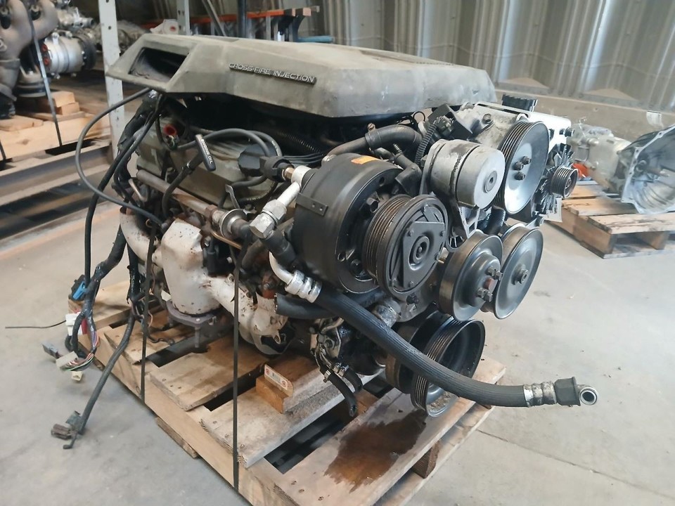 82-84 CORVETTE C4 5.7L 350CI CROSSFIRE TBI ENGINE ASSEMBLY WITH ...