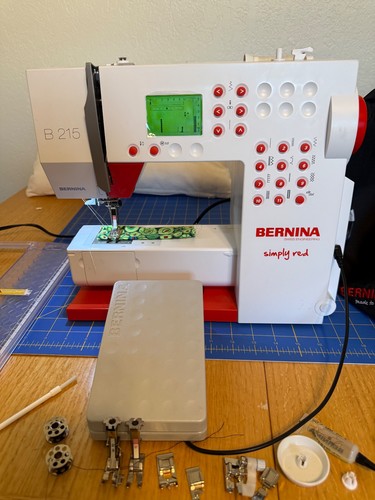 Bernina 215 Simpy Red Sewing Machine | eBay