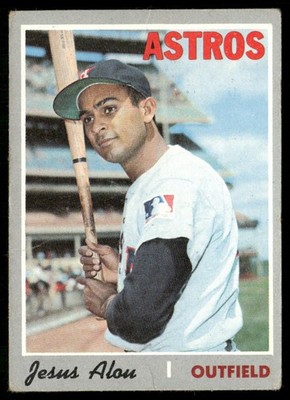 1970 Topps Jesus Alou (Ink On Back/Crease) Houston Astros #248 | eBay