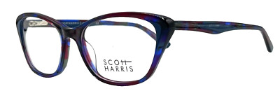 SCOTT HARRIS - SH-606 C1 52/16/135 - COBALT BLUE PLUM - NEW Authentic ...