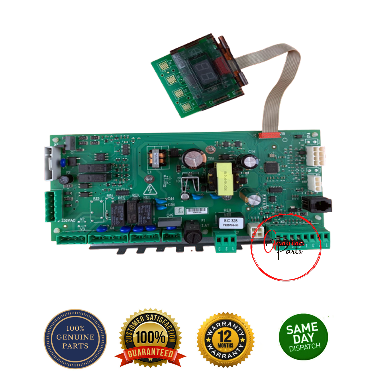 REMEHA AVANTA PLUS COMBI 24C 28C 35C 39C PCB 720480201 S62734 S101057 ...