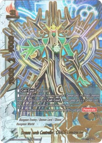 Buddyfight Demon Lords Controller, CHAOS Constructor X-BT04A-UB03/0061EN Secret | eBay UK
