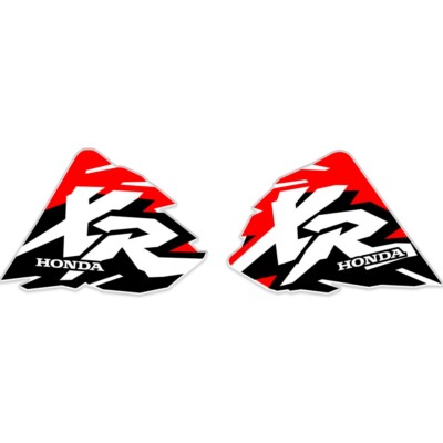 ⚫🔴 Tank Decals graphics thick shiny for Honda XR400R xr400 xr 400 1997 ...