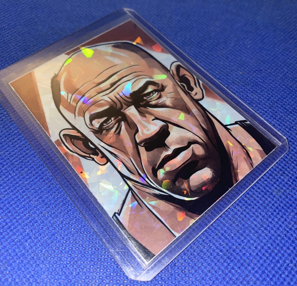 Mark Coleman Custom UFC Holo Refractor Prizm MMA Art Card RC rookie ...