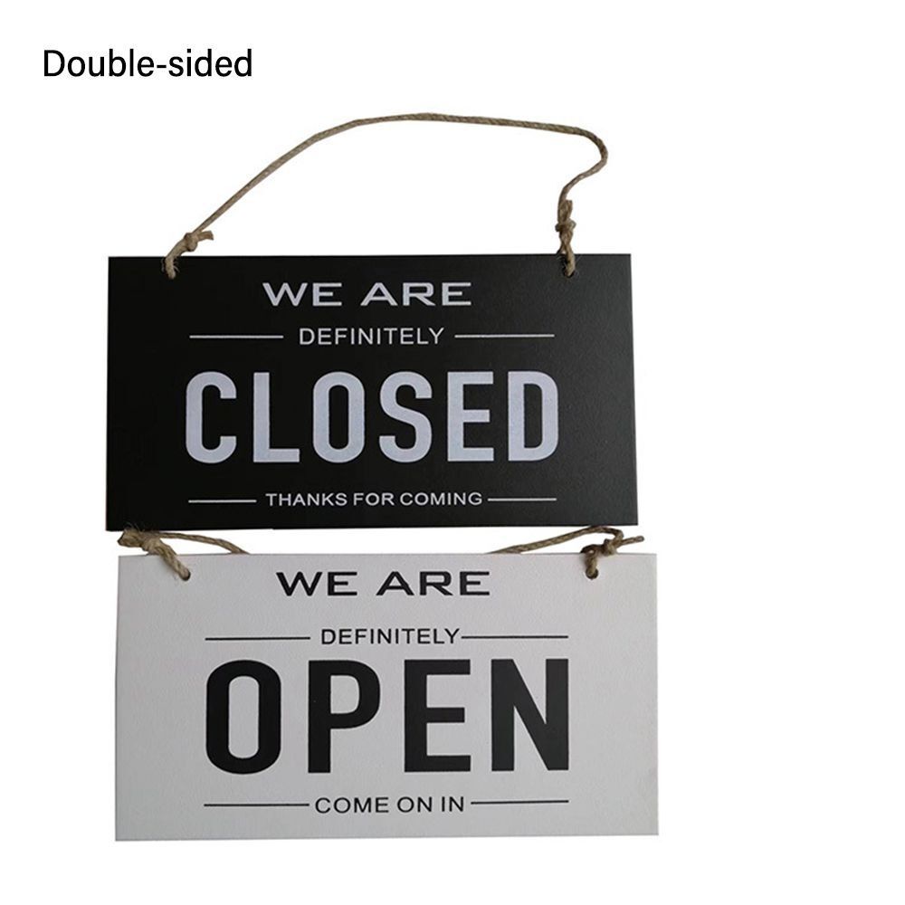 Double Sided Door Sign Reminder Signs Door Hanger New Design Door Plate ...