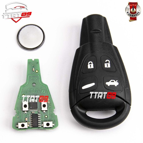 NEUF TÉLÉCOMMANDE CLÉ POUR SAAB 9-3 93 2003-2011 433Mhz ID46 PCF7946 ...