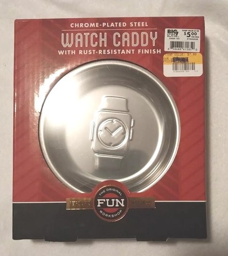 New Watch Caddy Chrome-Plated Rust-Resistant Hold Change Keys Catch-all ...