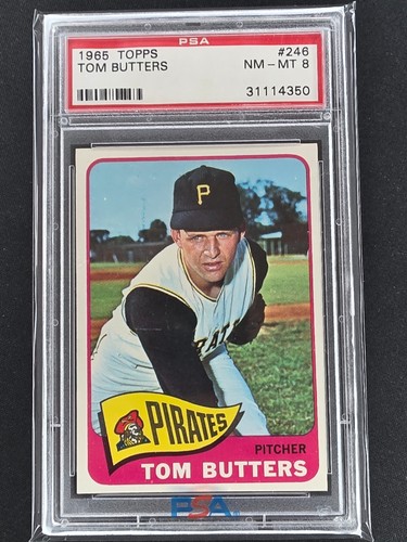 1965 topps baseball #246 Tom Butters PSA 8 | eBay