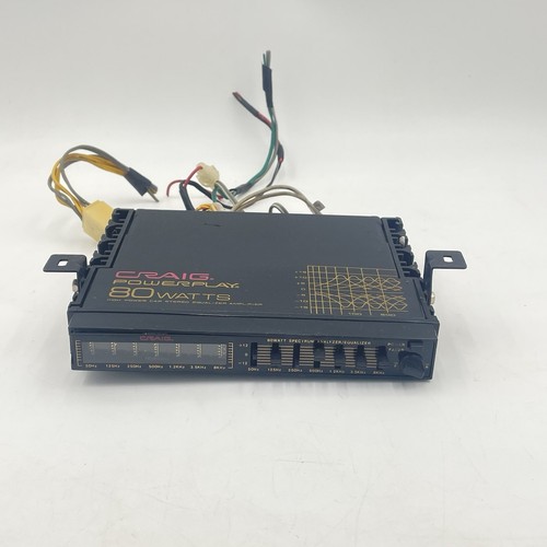 Craig Powerplay 80 Watts Equalizer Amplifier Model V512 | eBay