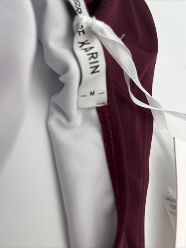 Grace Karin Maroon One Piece Bathing Suit Medium | eBay