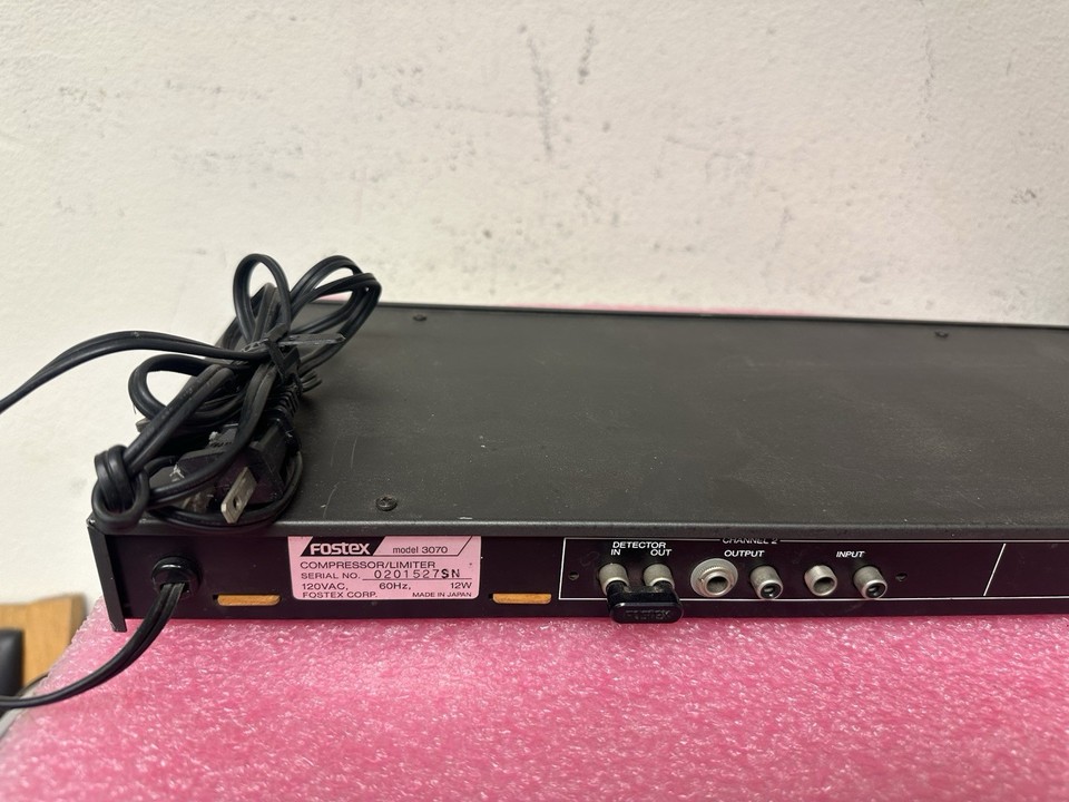 Fostex 3070 Compressor / Limiter Rackmount | eBay