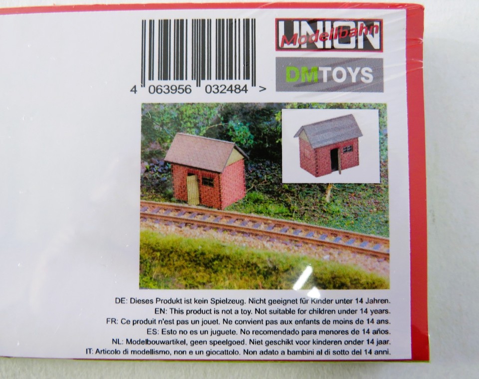 Modellbahn Union - N -H00261 - - D M-Toys -Backstein Schuppen ...