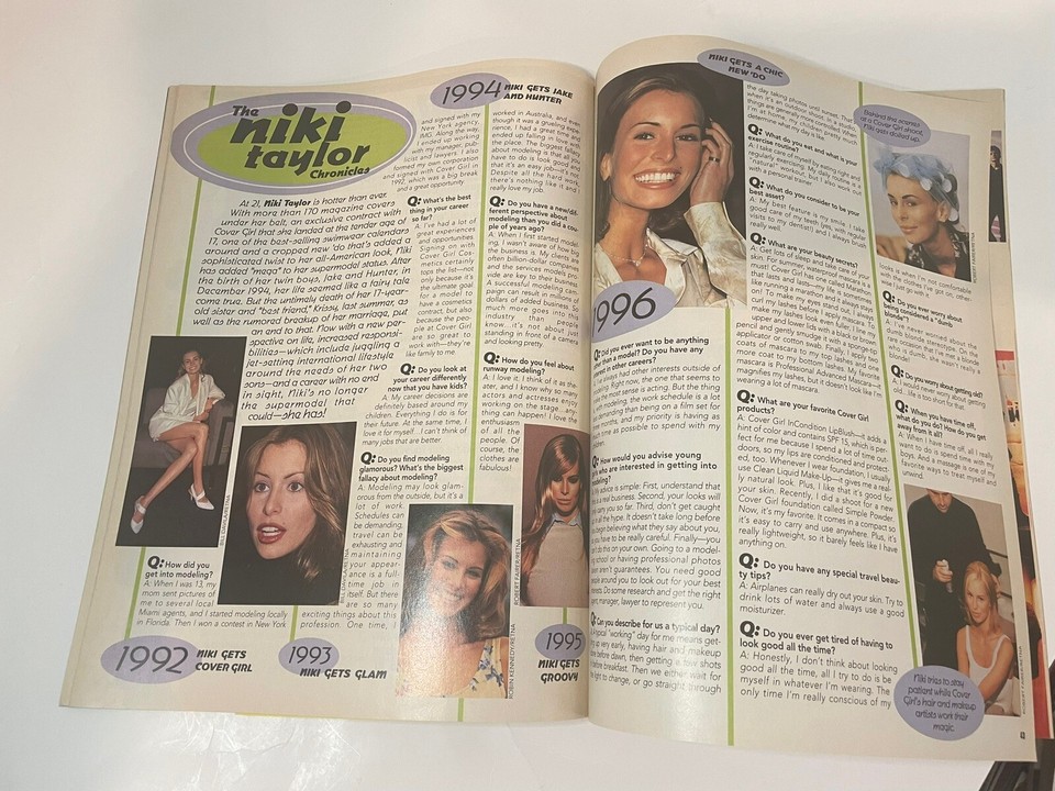 Vintage Sassy Magazine July 1996 Niki Taylor Cover 90’s Teen RARE | eBay