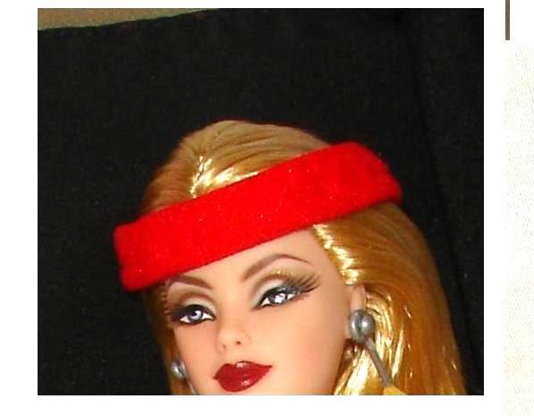 Vintage Barbie doll family hat headwear visor Heart Family California ...