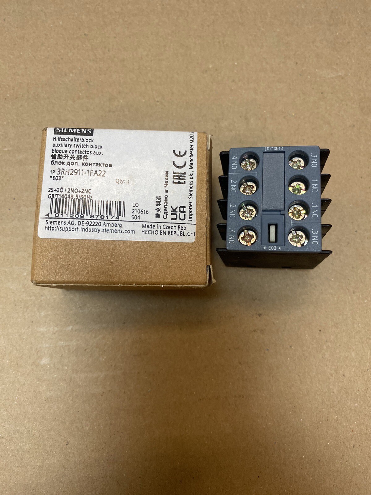 SIEMENS 3RH2911-1FA22 auxiliary switch block | eBay UK